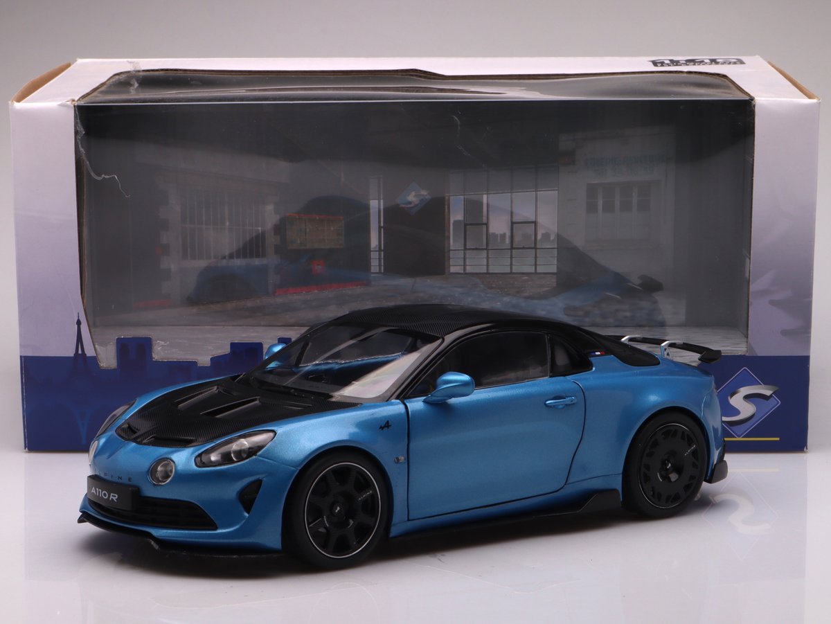 Alpine A110 - 2023, radicale blue Solido 1:18 - Solido | Sklep EMPIK.COM