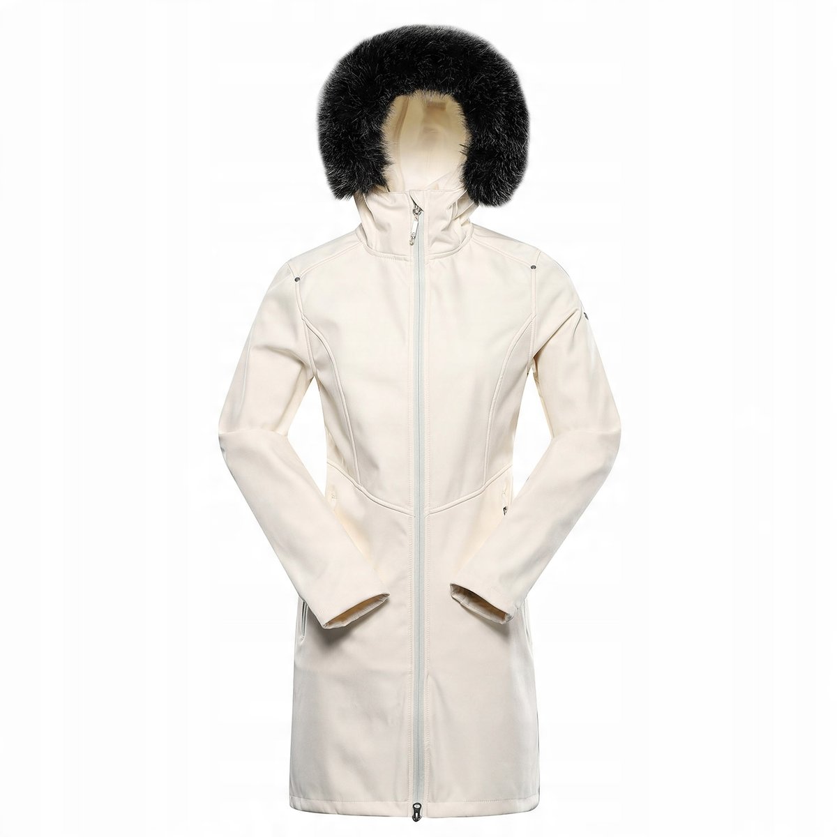 ALPINE PRO Damski płaszcz softshellowy 8000 Ibora k.kremowy r.XL ...