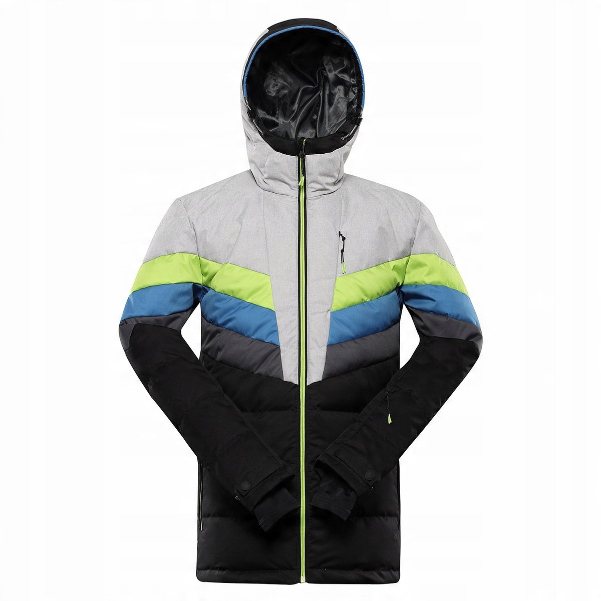 ALPINE PRO Kurtka męska narciarska puchowa 10000 Feedr czarny r.XL ...