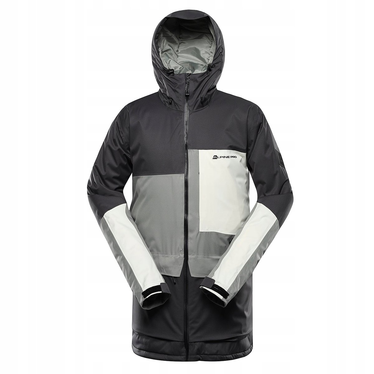 ALPINE PRO Kurtka męska snowboardowa 10000 Garg k.szary r.L - ALPINE ...