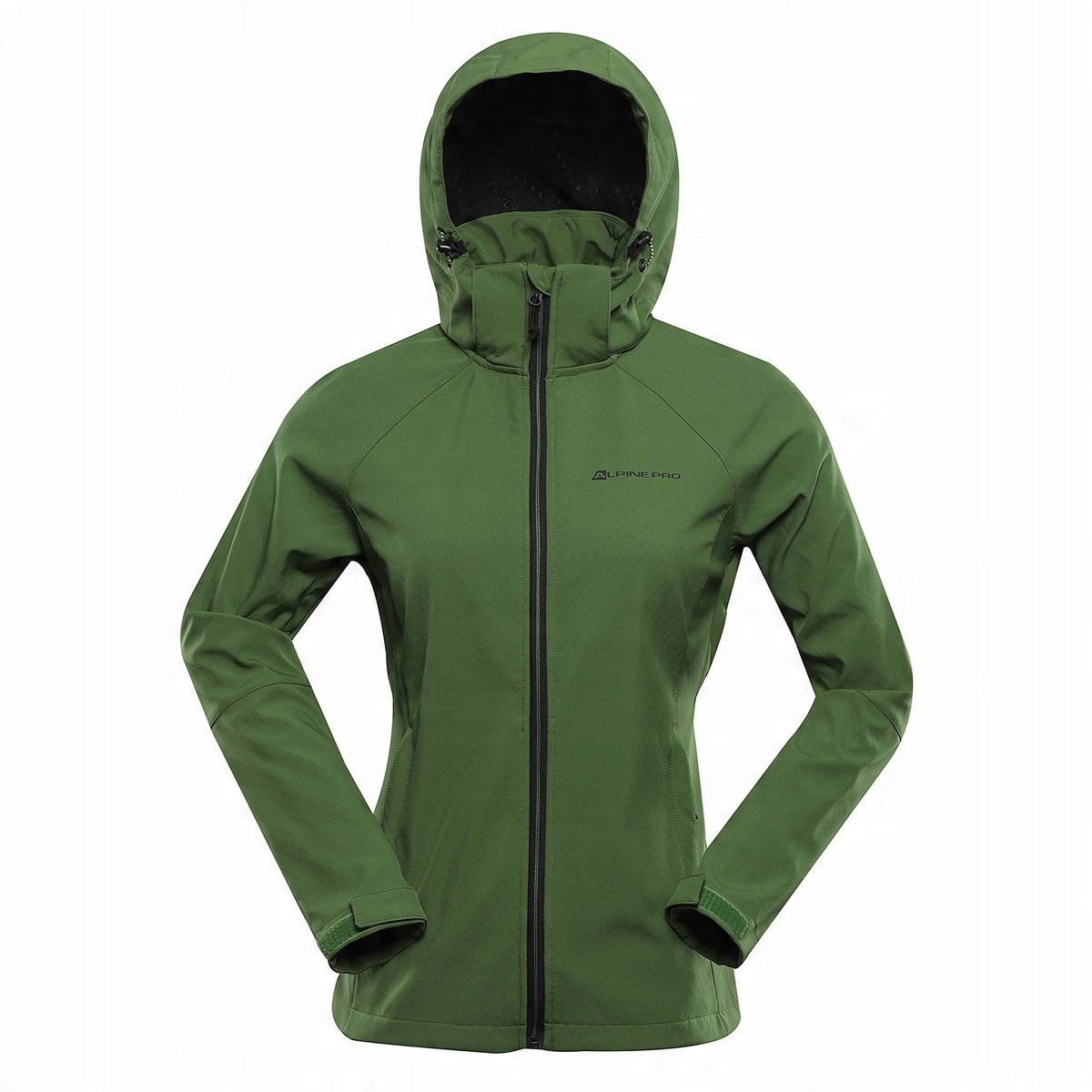ALPINE PRO Kurtka trekkingowa damska softshell 8000 Hoora zielony r.L ...
