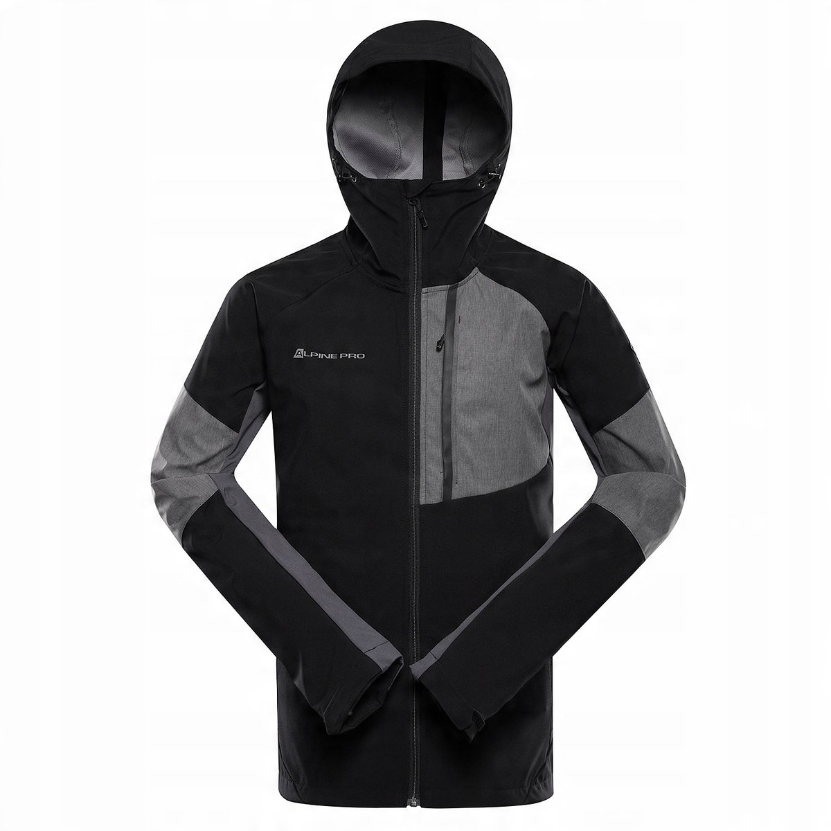 ALPINE PRO Kurtka trekkingowa męska softshell 8000 Esprit 2 czarny r.M ...