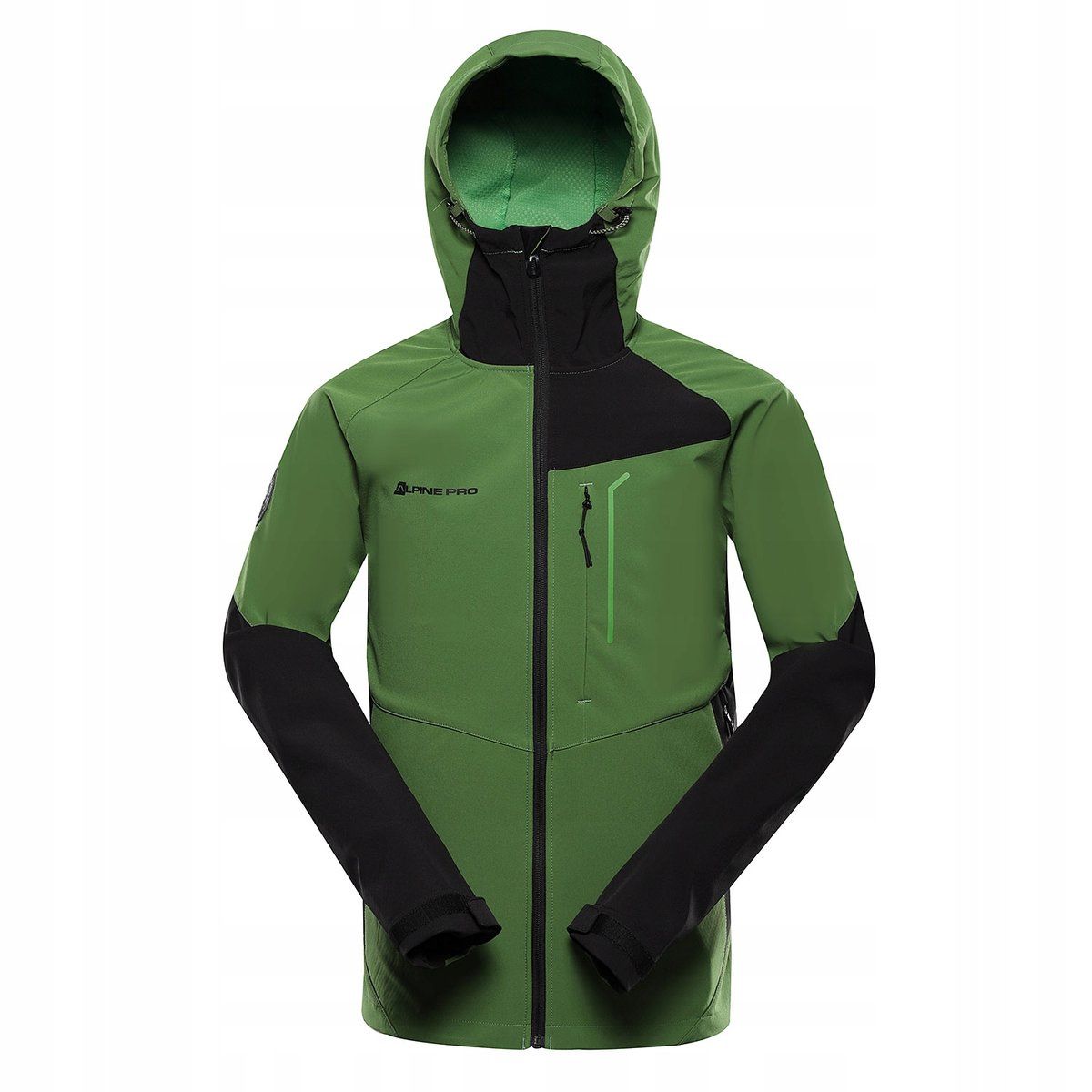 ALPINE PRO Kurtka trekkingowa męska softshell 8000 Esprit zielony r.XL ...