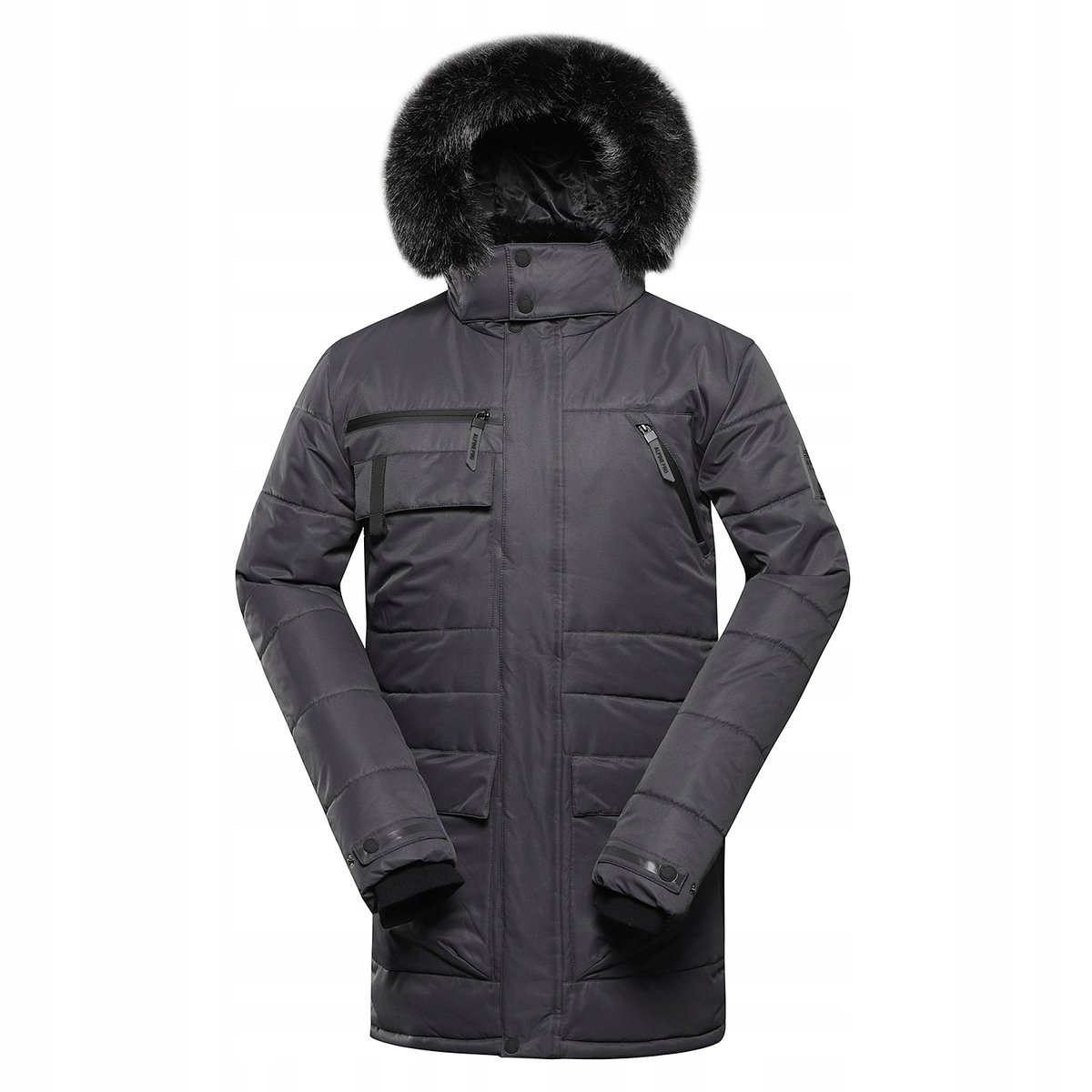 ALPINE PRO Męska kurtka zimowa miejska PTX 3000 Werd szary r.M - ALPINE ...