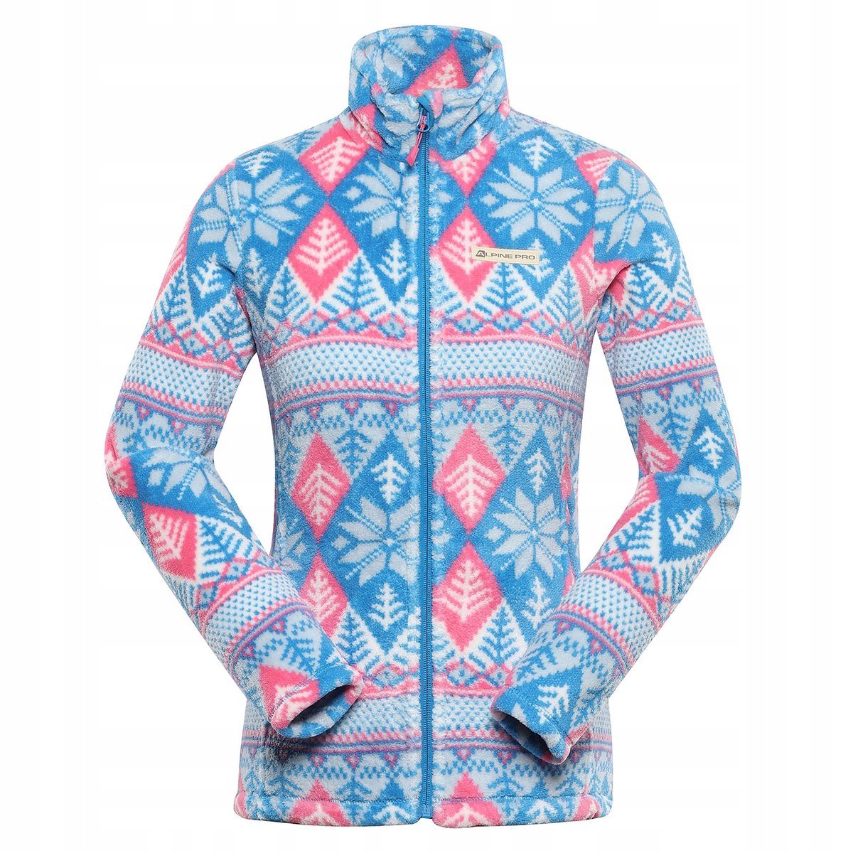 ALPINE PRO Polar damski ciepły rozpinany Eflina niebieski r.S - ALPINE ...