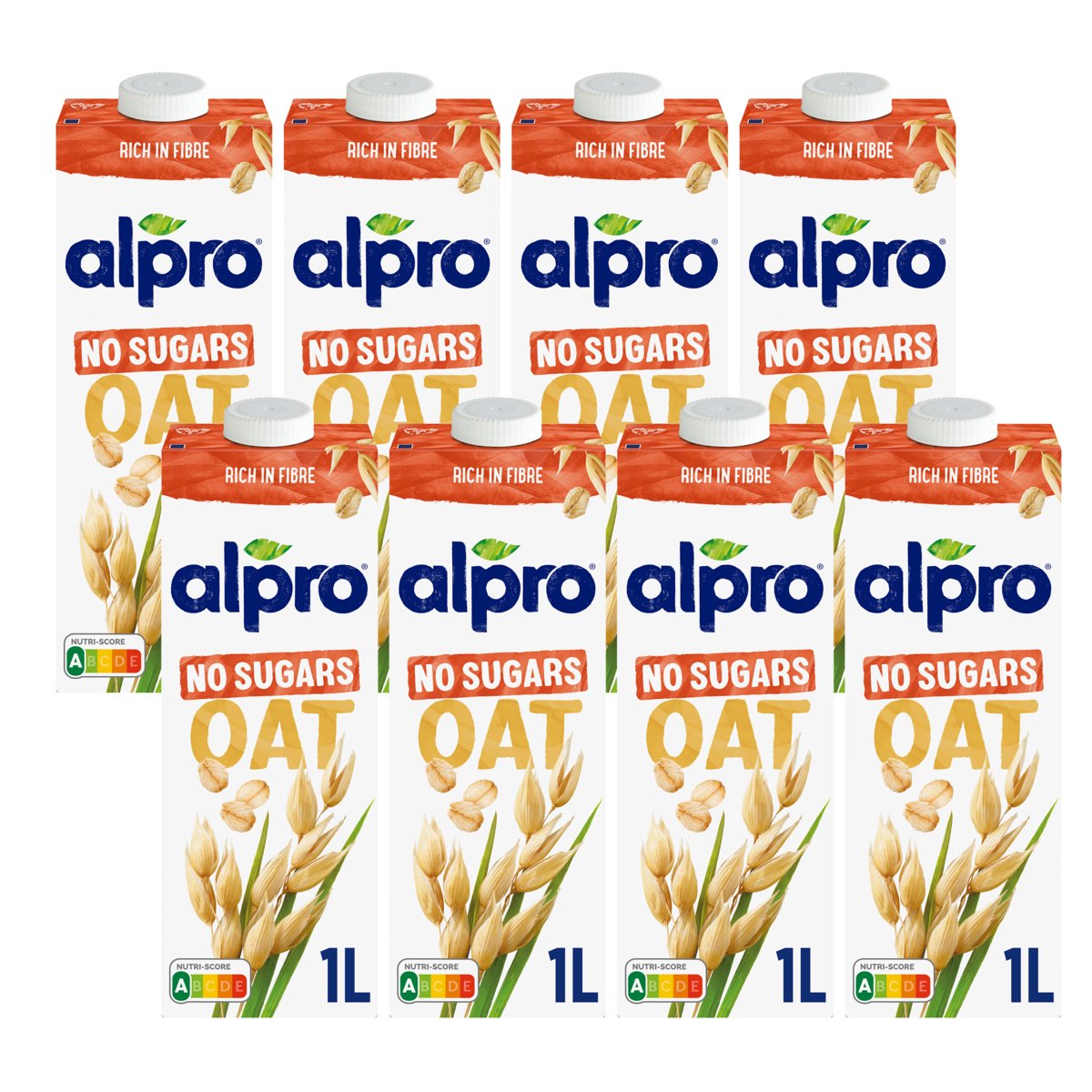 Alpro Owsiane 1L Niesłodzone Zestaw X8 - Alpro | Sklep EMPIK.COM