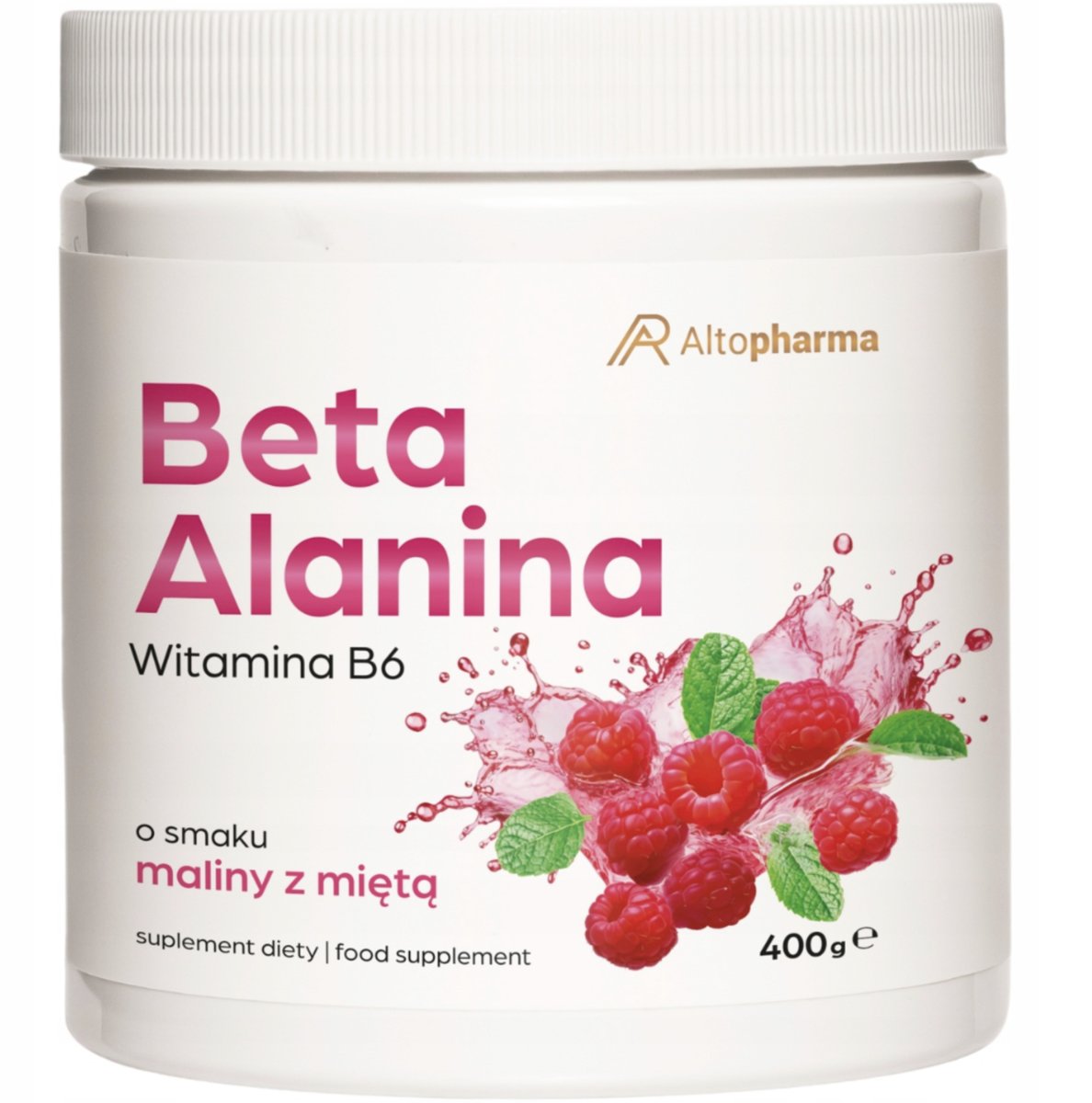AltoPharma - Beta Alanina Malina - Mięta 400g - AltoPharma | Sport Sklep EMPIK.COM