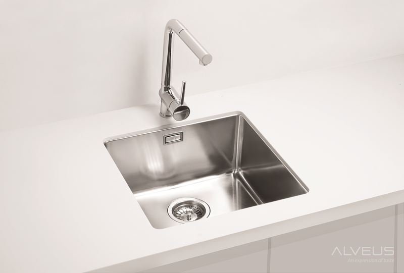 ALVEUS KOMBINO 30 zlewozmywak stalowy satynowy podwieszany - ALVEUS ...