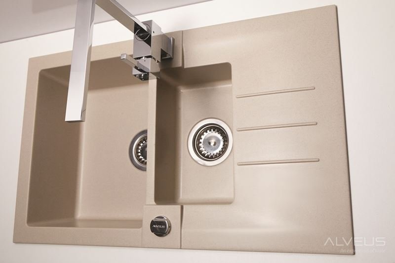 ALVEUS ROCK 70 zlewozmywak granitowy czarny - ALVEUS | Sklep EMPIK.COM