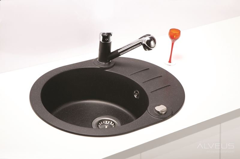 ALVEUS ROLL 40 zlewozmywak granitowy czarny - ALVEUS | Sklep EMPIK.COM