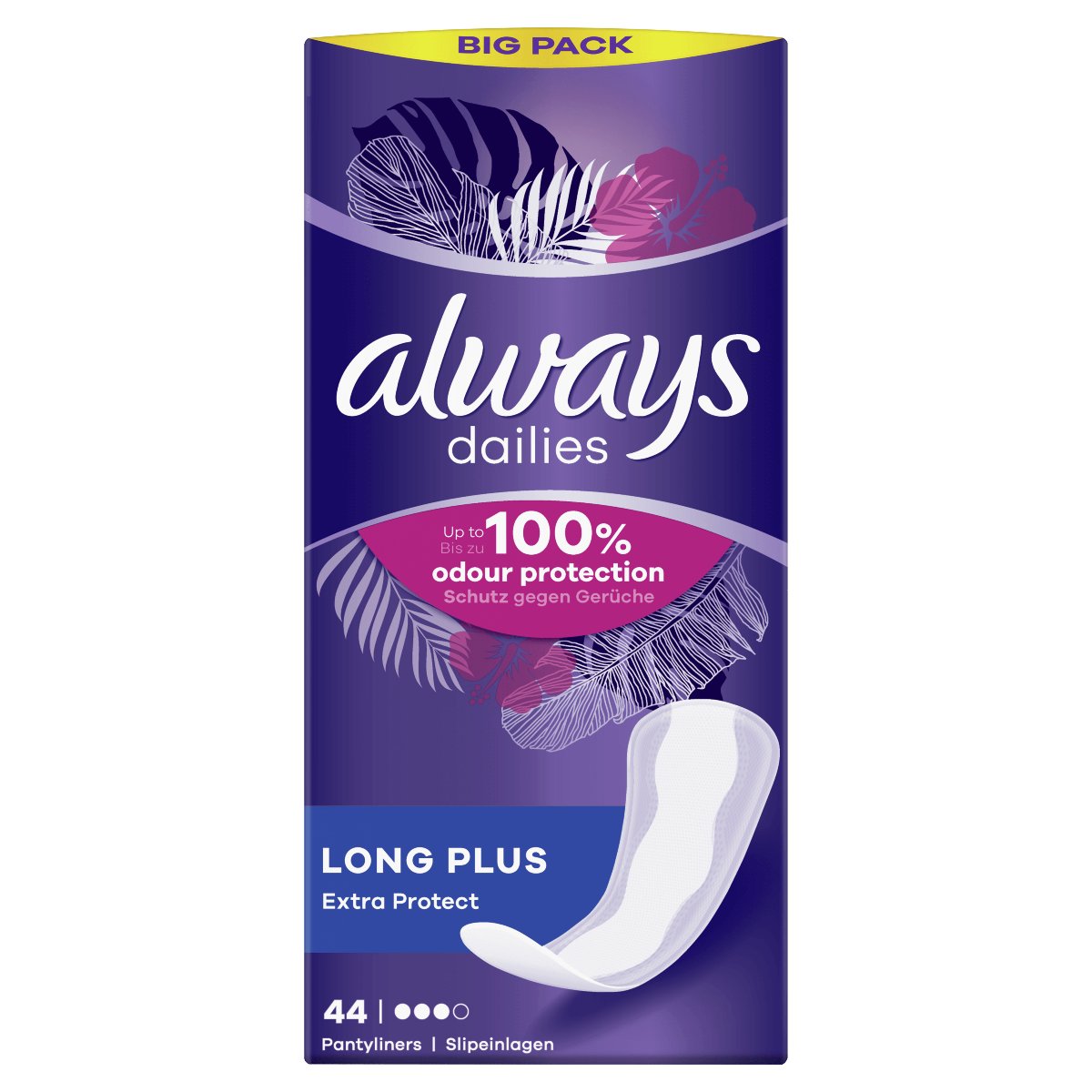 Always, Dailies Extra Protect Long Plus, Wkładki higieniczne, 44 szt. | Sklep EMPIK.COM