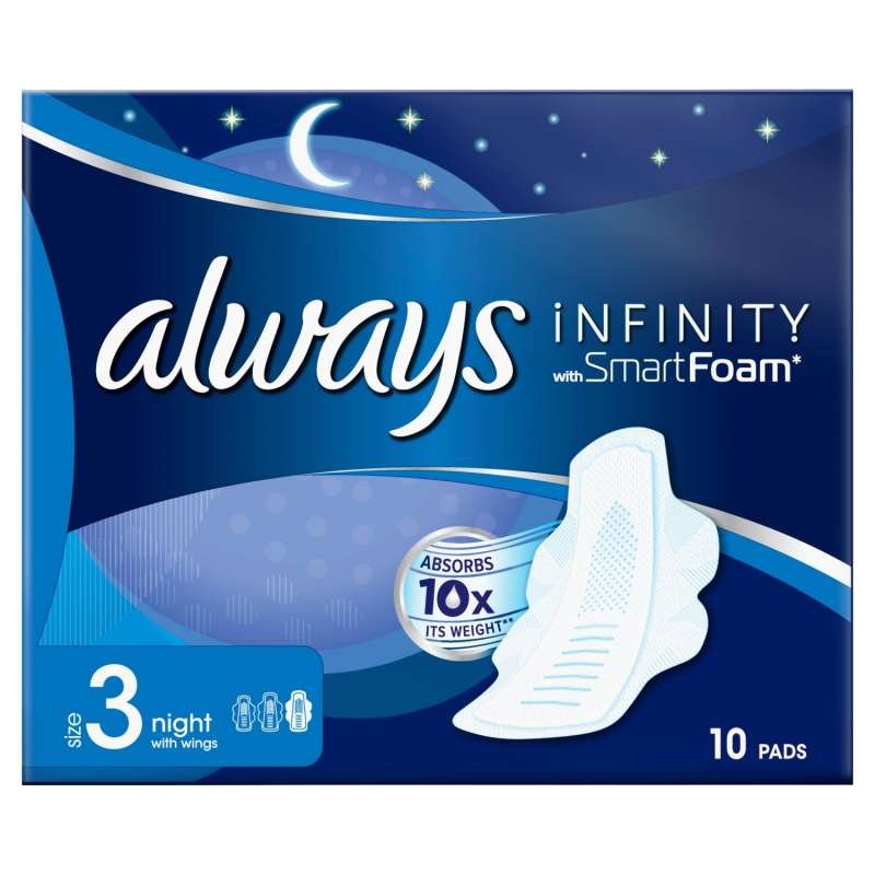 Always, Infinity, Podpaski, 10 szt. | Sklep EMPIK.COM