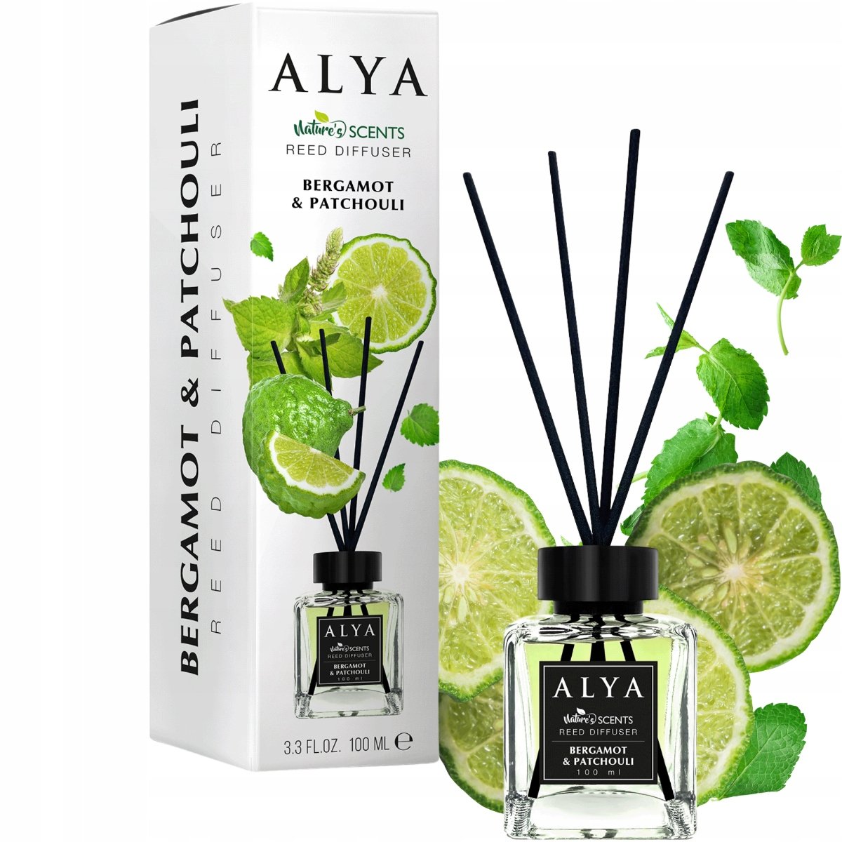 Alya Patyczki Zapachowe Bergamot & Patchouli 100ml - Alya Cosmetics ...
