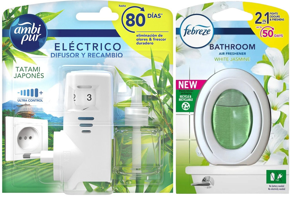 Ambi Pur Dyfuzor Elektryczny Japan Tatami 21,5 Ml+Febreze Bathroom Odś ...