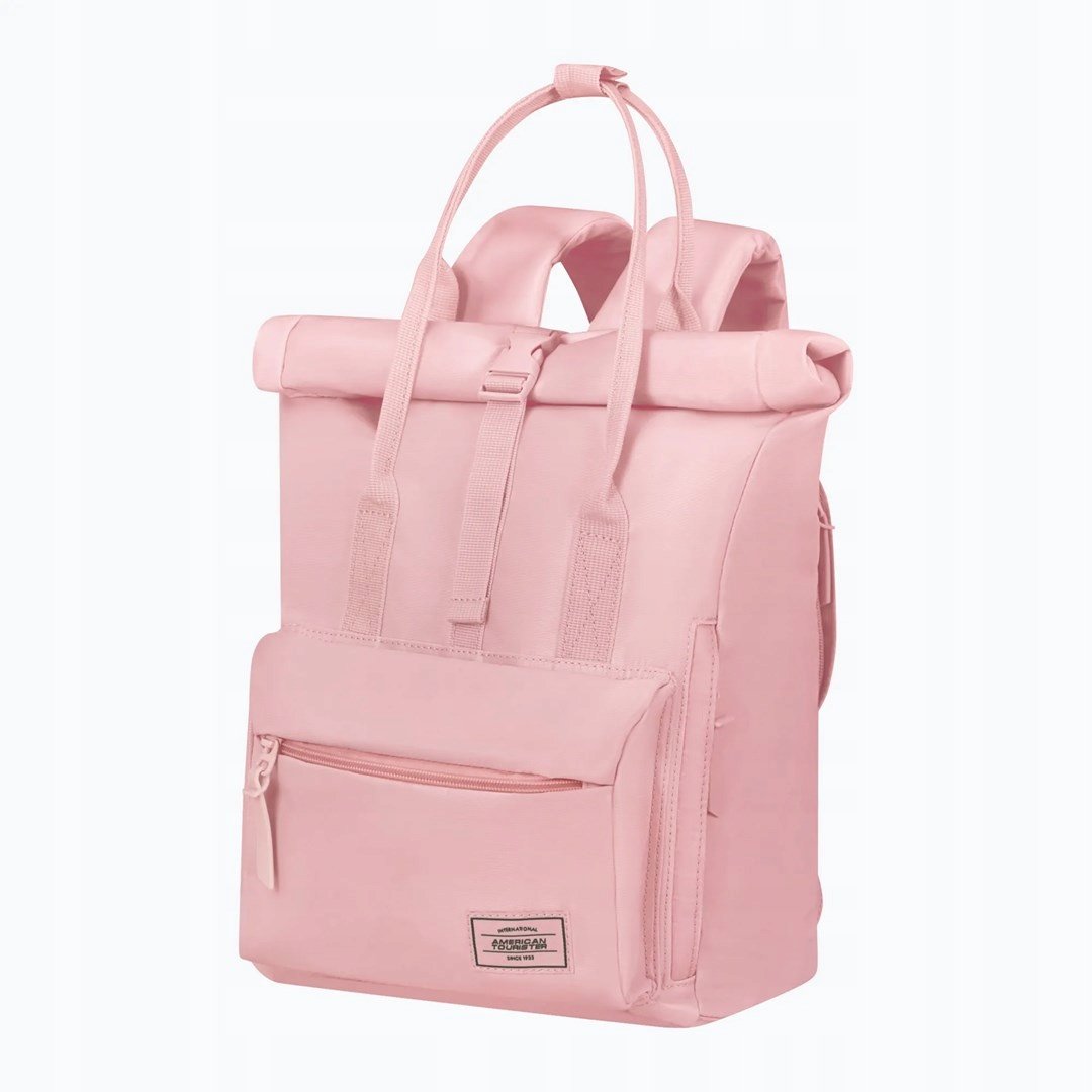 American Tourister Urban Groove Pastels Roll Top Backpack Pastel Pink ...