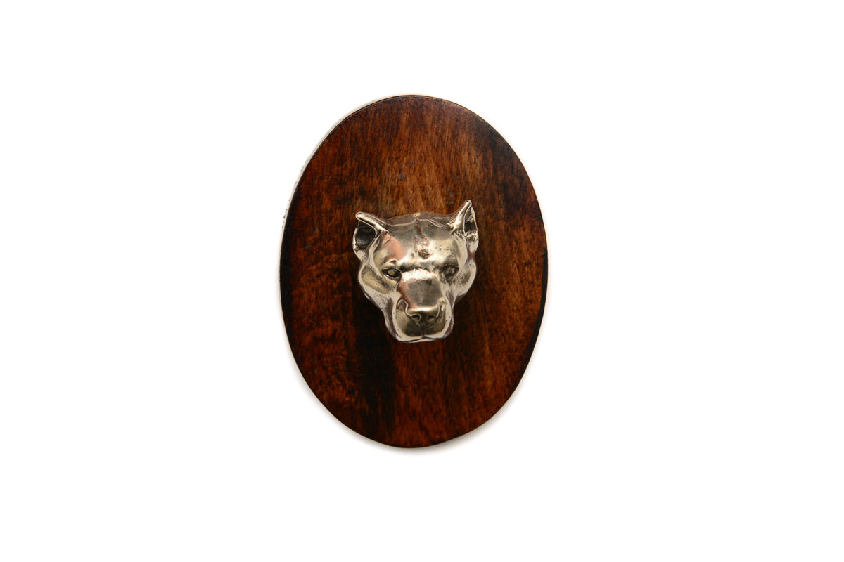 Amerykański Staffordshire terrier, Amstaff, Amstaf - broszka na wystawę ...