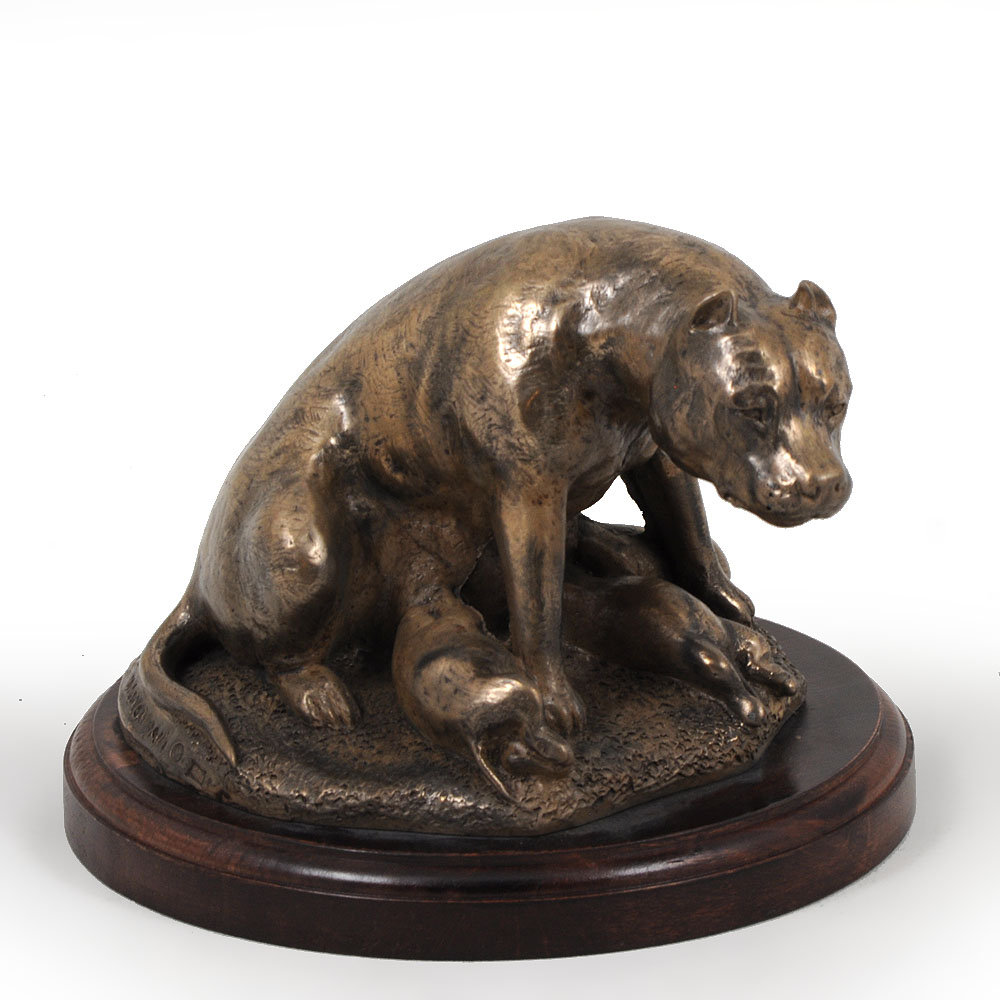 Amerykański Staffordshire terrier, Amstaff, Amstaf I - statuetka psa ...