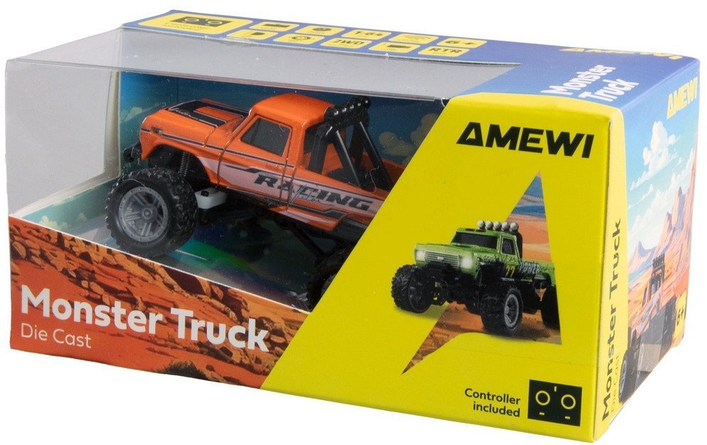 Amewi RC Monstertruck Die Cast Li-Ion 200mAh orange 6+ - Amewi | Sklep ...