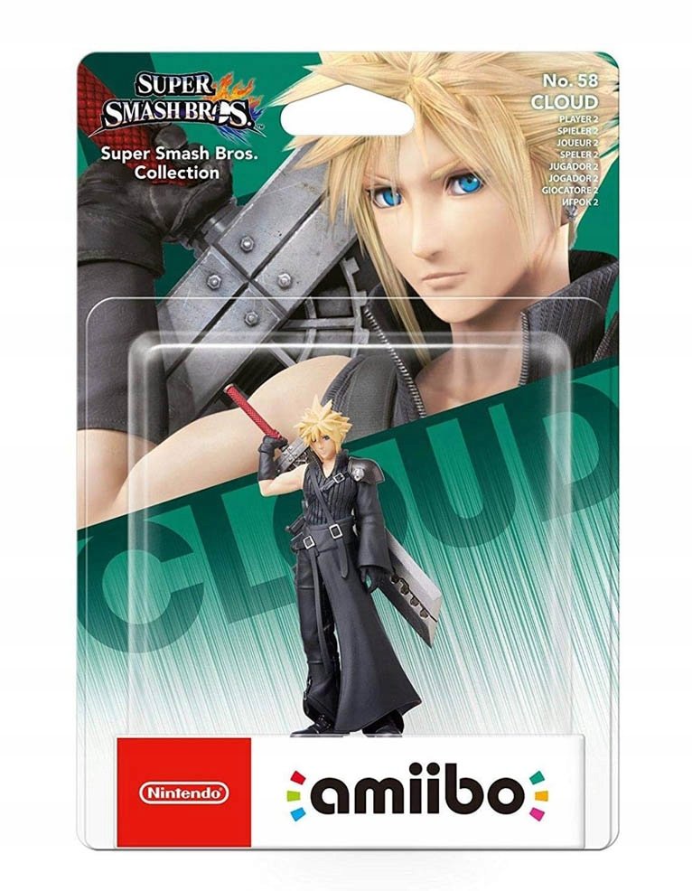 Amiibo Super Smash Bros Cloud 58 - Nintendo | Gry i programy Sklep EMPIK.COM
