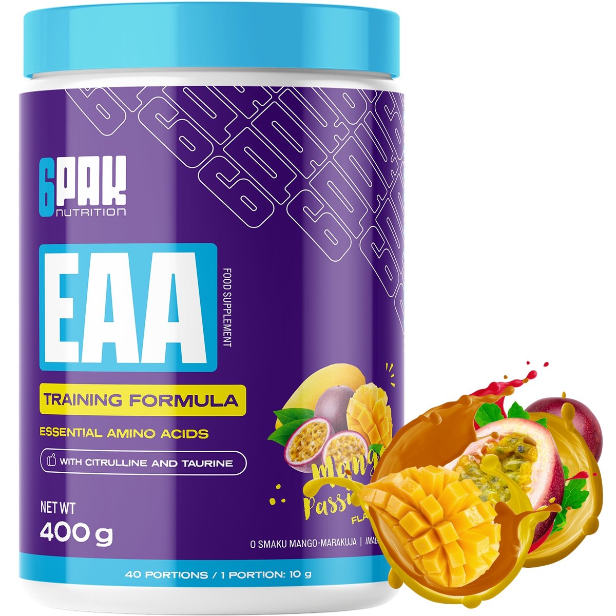Amino Eaa 400G Premium Aminokwasy Kompleks Bcaa Regeneracja Mięśnie ...