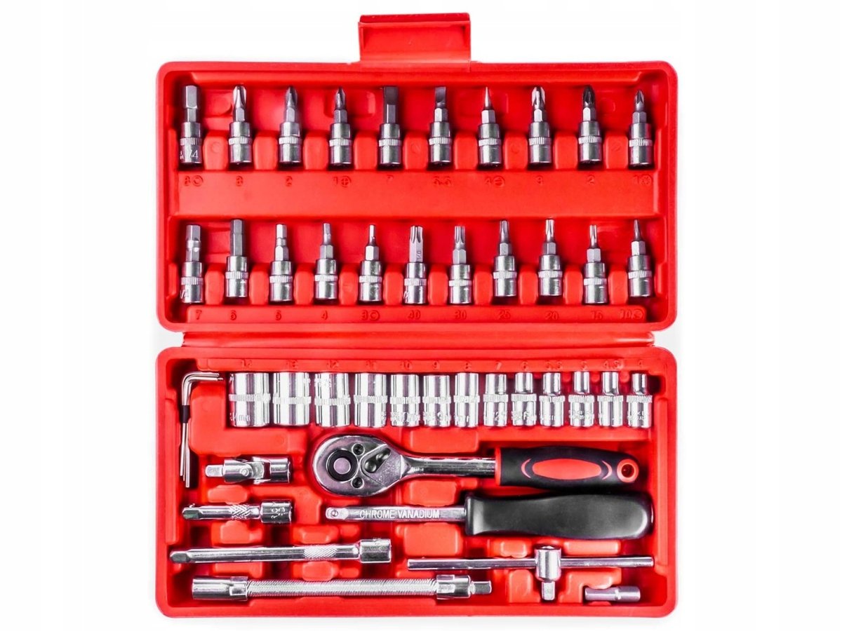 AMiO ZESTAW KLUCZY NASADOWYCH KLUCZE NASADOWE 46 - Amio | Sklep EMPIK.COM