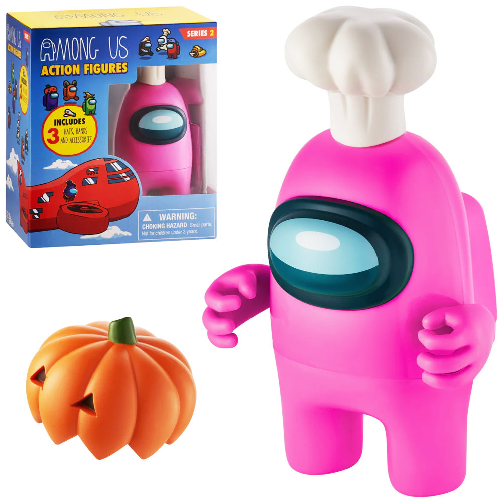 Among Us Figurka Oryginalna Różowy 14Cm Seria 2 Na Licencji Toikido ...