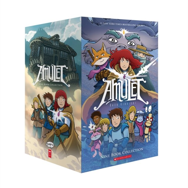 Amulet Box set 1-9 Graphix - Kazu Kibuishi | Książka w Empik