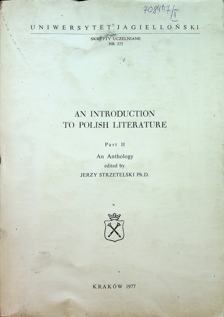 An introduction to polish literature part 2 - W opisie | Książka w Empik