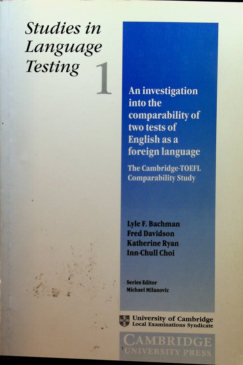 An Investigation into the Comparability of Two Tests of English as a ...