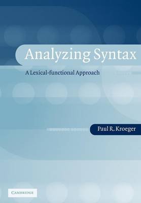 Analyzing Syntax - Kroeger Paul | Książka w Empik