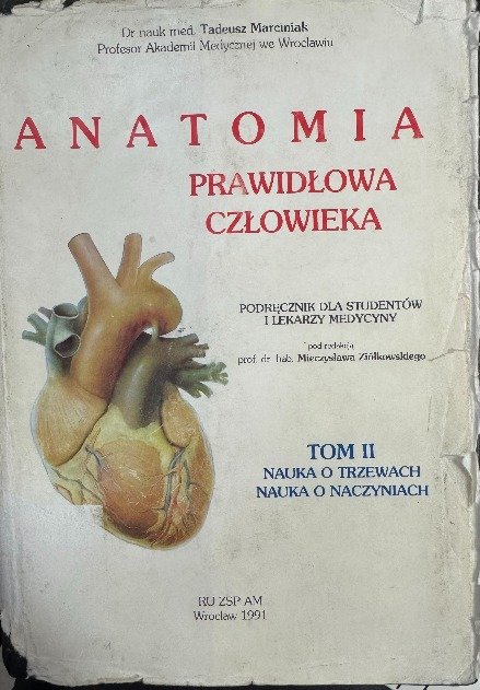 Anatomia prawidłowa człowieka Tom 2 - Marciniak Tadeusz | Książka w Empik