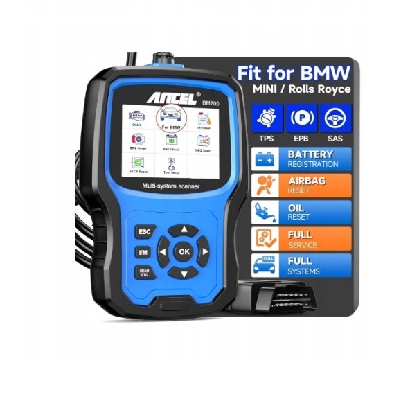 ANCEL BM700 OBD2 urządzenie diagnostyczne do pojazdów BMW CBS EPB SAS ...