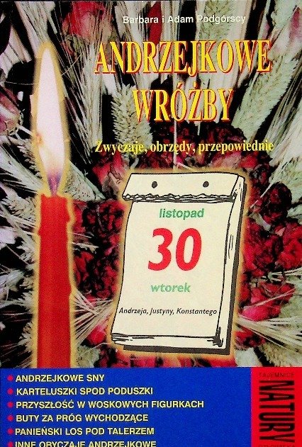 Andrzejkowe wróżby - Podgórski Adam | Książka w Empik