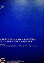 Anesthesia and Analgesia in Laboratory Animals - Opracowanie zbiorowe ...