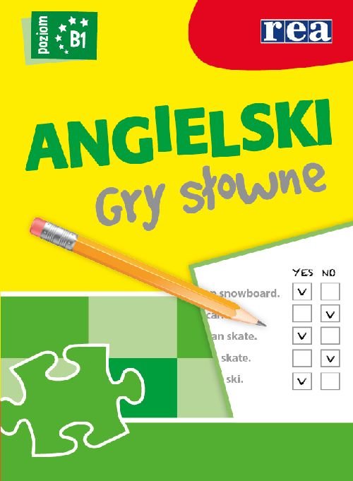 Angielski. Gry słowne. Poziom B1 - Opracowanie zbiorowe | Książka w Empik