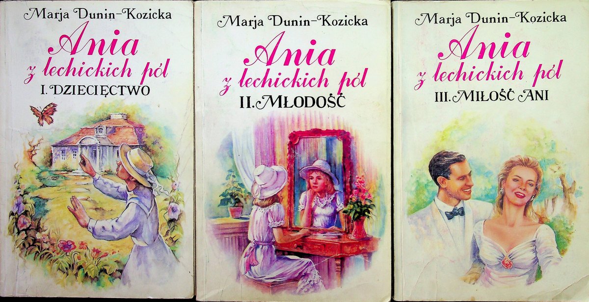 Ania z lechickich pól Reprinty z ok 1931 r 3 tomy - W opisie | Książka w Empik
