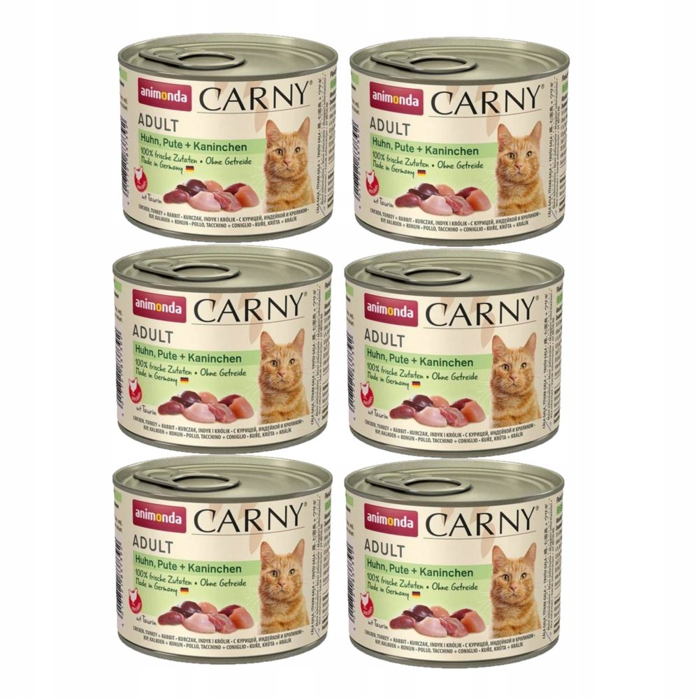 ANIMONDA Carny Adult kurczak, indyk, królik 6x200g - Animonda | Sklep EMPIK.COM