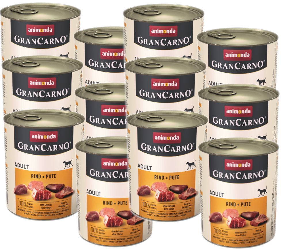 ANIMONDA GranCarno Adult z indykiem Mokra karma dla psa puszka 12x800g ...