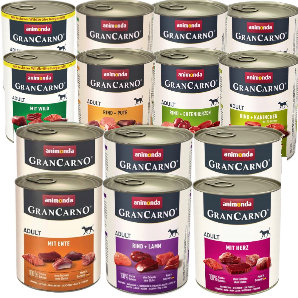 ANIMONDA GranCarno MIX 7 SMAKÓW karma dla psa 14x800g - Animonda ...