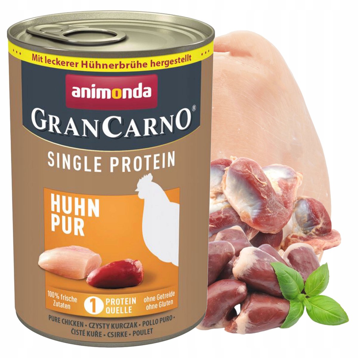 ANIMONDA GranCarno Single Protein Adult mokra karma dla psa Kurczak ...