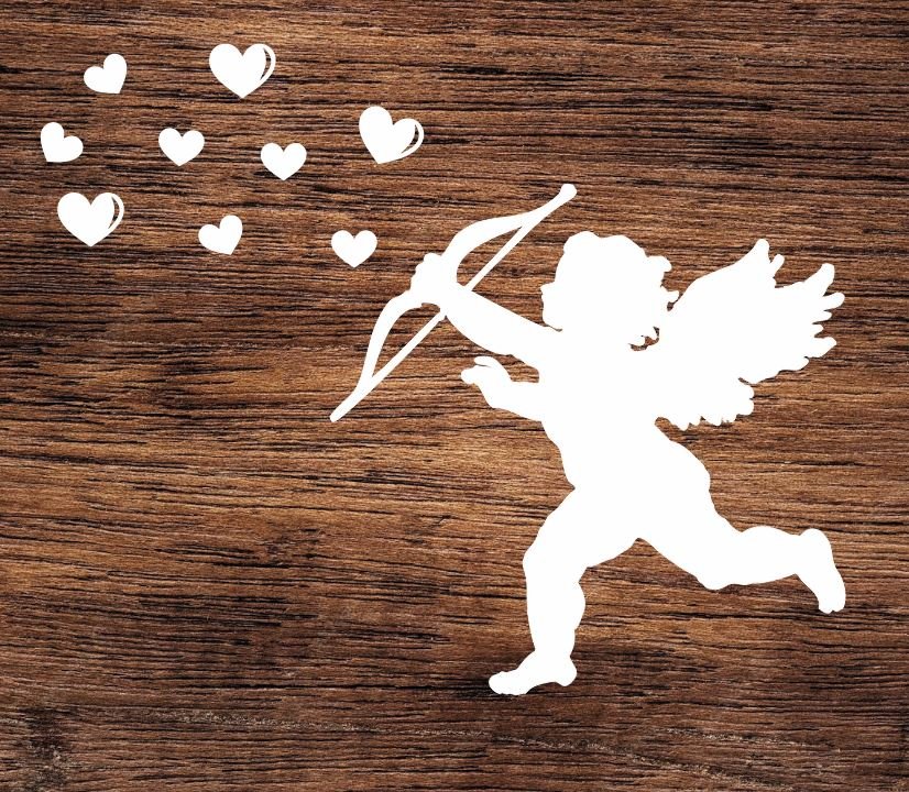 ANIOŁ KUPIDYN- WYCINANKA Z KARTONU XL - AKATJA | Sklep EMPIK.COM