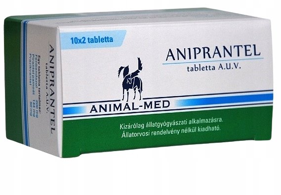 Aniprantel Pies Odrobaczanie odrobaczenie pasożyty na robaki 10 szt ...