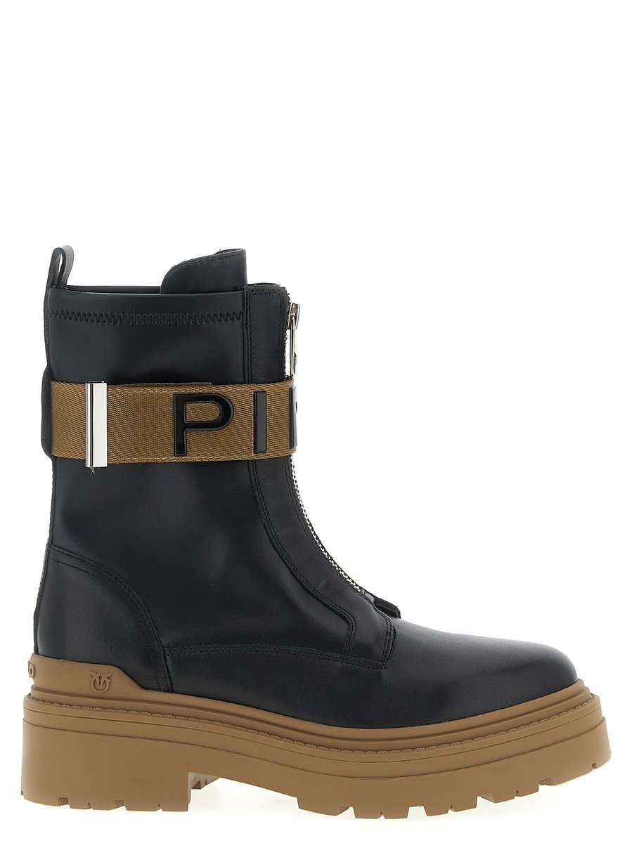 Ankle boot calf leather Donna Pinko SD0219P061-Z99 Nero - Inna marka ...