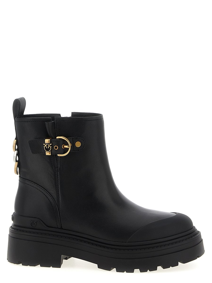 Ankle boot calf leather Donna Pinko SD0409P001-Z99 Nero - Inna marka ...