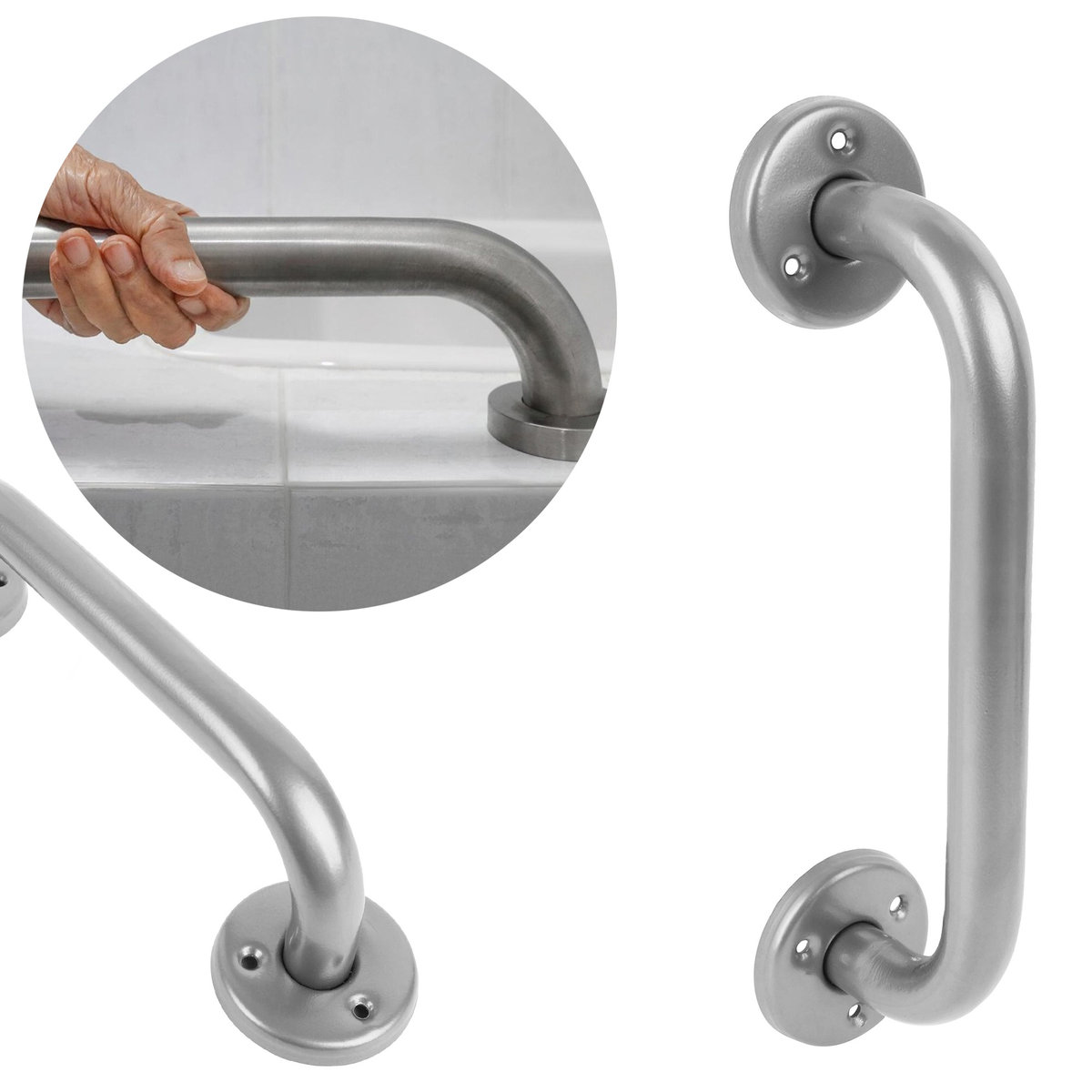 Antaba drzwiowa 300mm CHROM uchwyt POCHWYT - Inna marka | Sklep EMPIK.COM