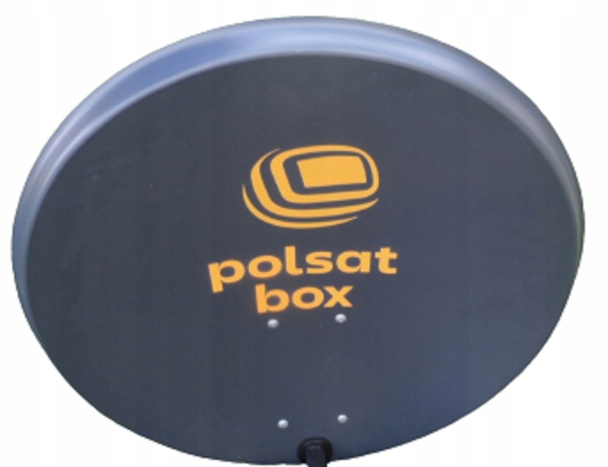 ANTENA SATELITARNA CYFROWY POLSAT BOX HD ORYGINALNA 70 cm Grafitowa - ZDTRADING | Sklep EMPIK.COM