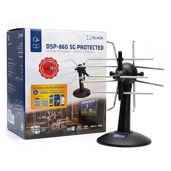 ANTENA TV POKOJOWA | TELKOM TELMOR DSP-860 5G - Telkom-Telmor | Sklep ...