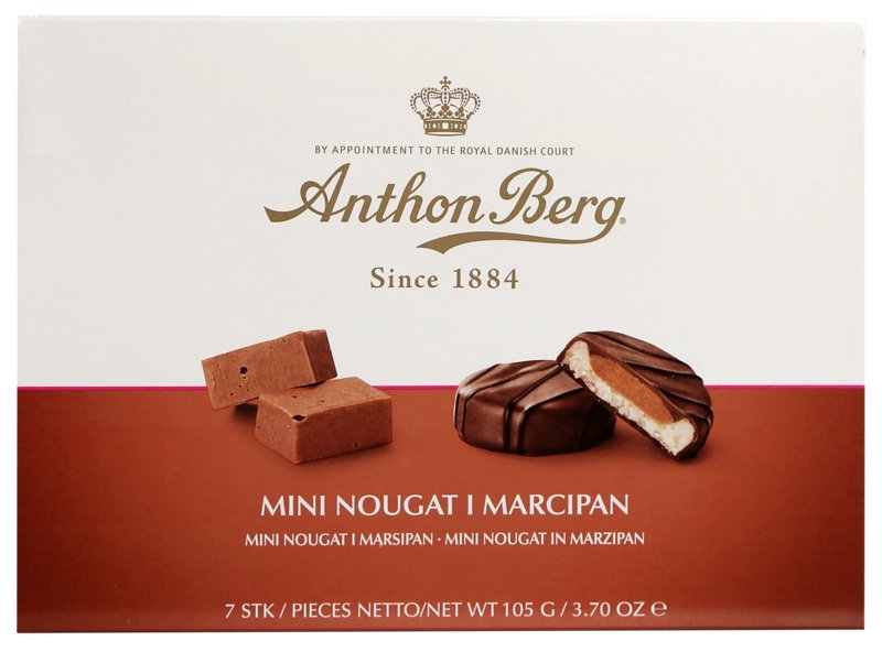 ANTHON BERG czekoladki mini nugat marcepan 105g - Anthon Berg | Sklep ...