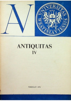 Antiquitas IV - PWN | Książka w Empik