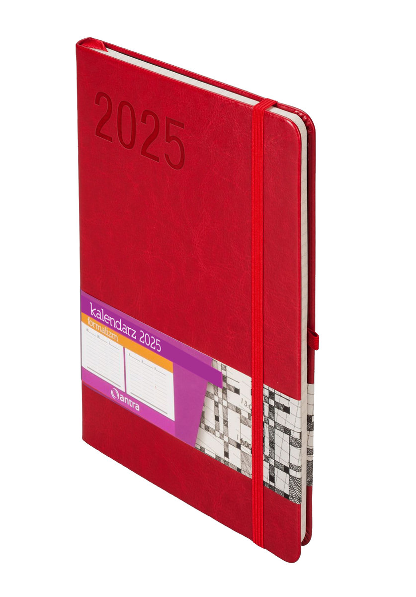 Antra, Formalizm, kalendarz 2025, A5, czerwony - Antra | Sklep EMPIK.COM